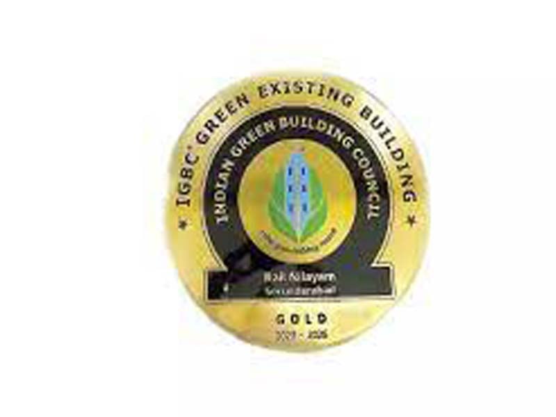 SCR headquarters building awarded Gold Rating - Page Hyderabad News