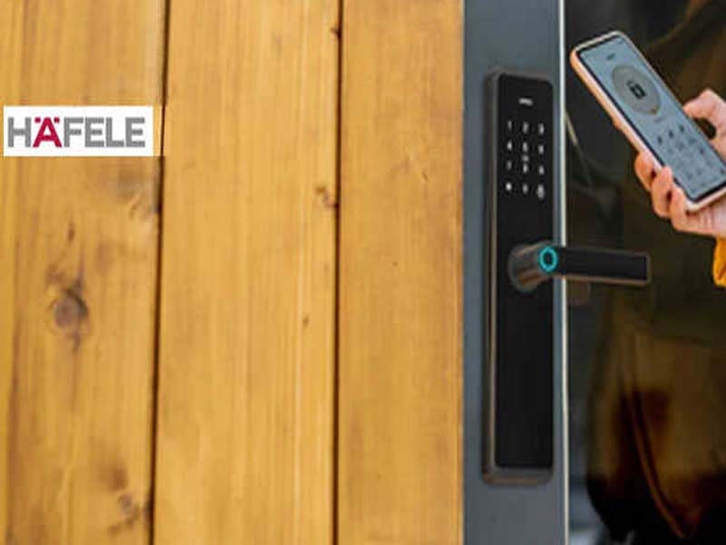 Hafele introduces the Digital lock in Hyderabad.