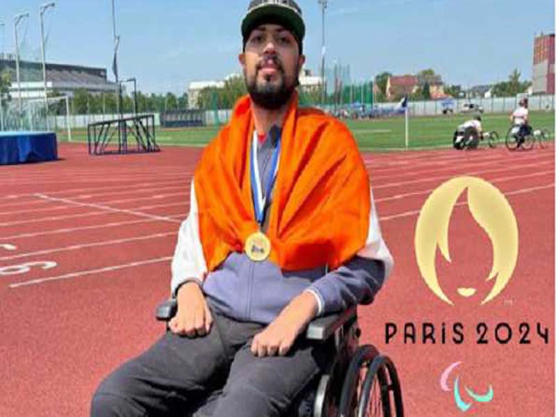 Pranav Soorma sets a world record to qualify for the Paralympics in Paris.