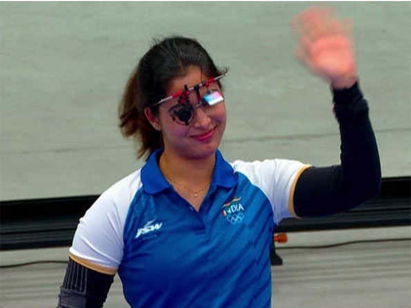 CM congratulates shooter Manu on his bronze medal in the Olympics in Paris.