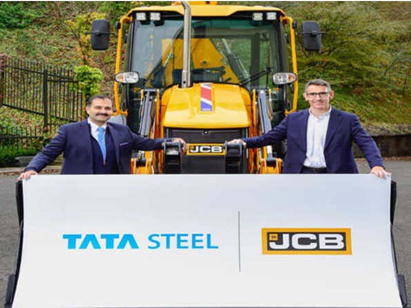 JCB and Tata Steel sign a green steel agreement